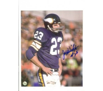 Jeff Wright Minnesota Vikings Autographed 8" x 10" Photograph with "#23 ...