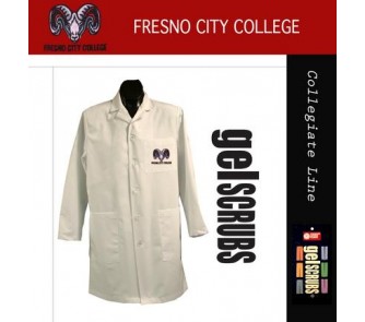 Fresno City College Rams Long Lab Coat from GelScrubs - OnlineSports.com