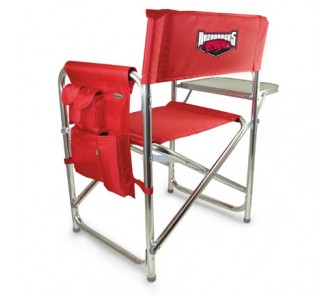 Arkansas Razorbacks Aluminum Sports Chair - OnlineSports.com