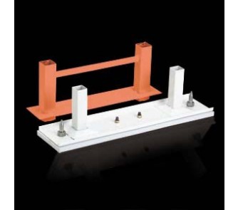 24" Hollywood® Dual Stanchion Removable Pitching Rubber - OnlineSports.com