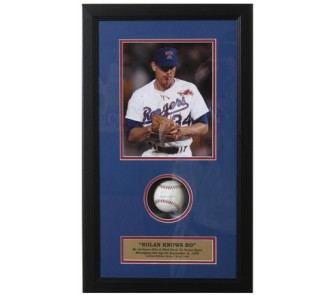 Nolan Ryan Autographed Limited Edition "Blood" Shadowbox - OnlineSports.com