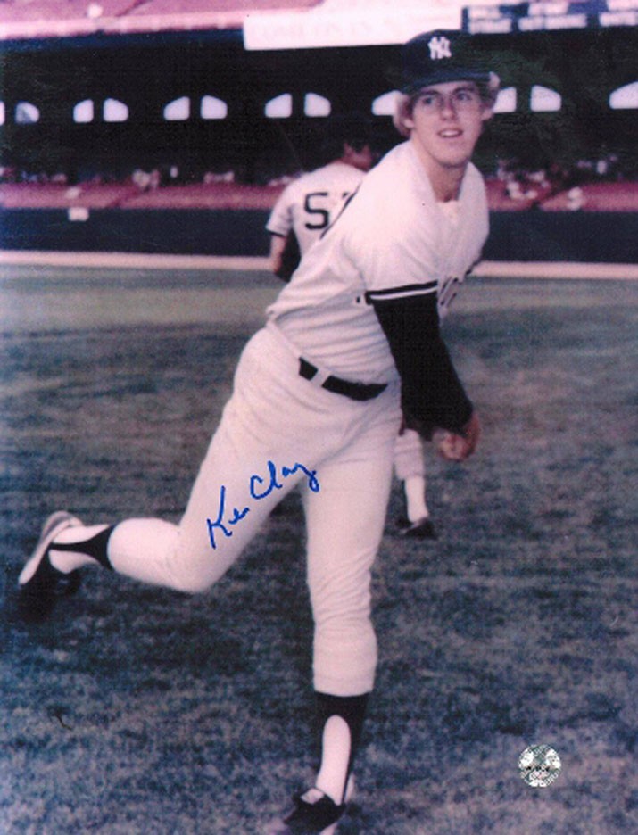 Ken Clay New York Yankees Autographed 8" x 10" Unframed Photograph ...