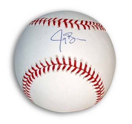 Jay Bruce Autographed MLB Baseball - OnlineSports.com