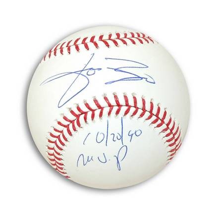 Jose Rijo Autographed MLB Baseball Inscribed with "10/20/90 MVP ...
