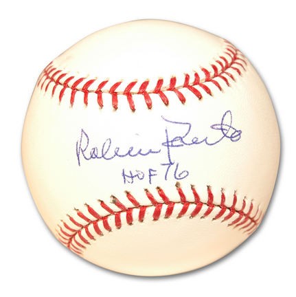 Robin Roberts Autographed Baseball Inscribed with "HOF 76 ...