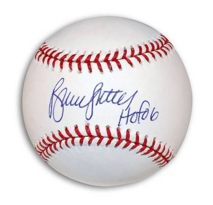 Bruce Sutter Autographed MLB Baseball Inscribed with "HOF 06 ...