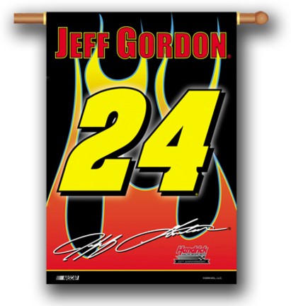 Jeff Gordon #24 28" x 40" Two Sided Premium Banner - OnlineSports.com