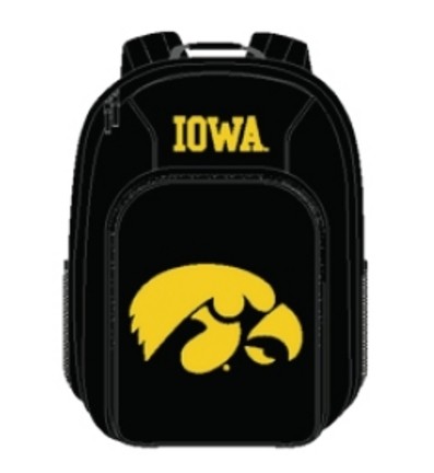Iowa Hawkeyes Southpaw Style Backpack - OnlineSports.com