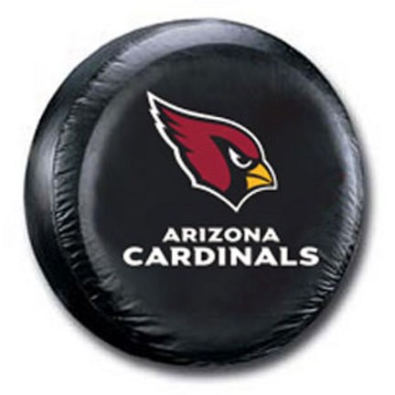 Arizona Cardinals NFL Standard Black Spare Tire Cover - OnlineSports.com