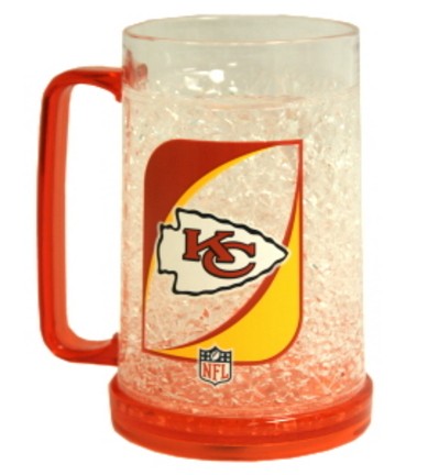 Kansas City Chiefs Plastic Crystal Freezer Mugs - Set of 4 ...