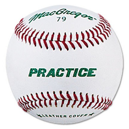 MacGregor& #79P Leather Practice Baseballs (1 Dozen) - OnlineSports.com