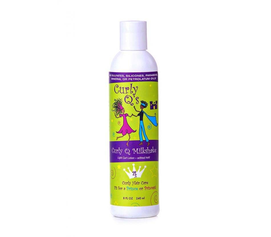 Curly Q's Curly Q Milkshake - Curl Styling Lotion for FINE Curly Hair ...