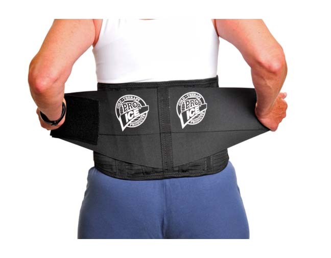 Pro Ice Lumbar / Low Back Cold Therapy Wrap / Ice Pack (Medium ...