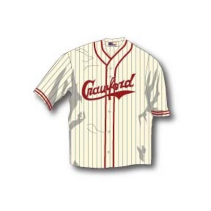 1935 Pittsburgh Crawfords Home Throwback Jersey with #3 (Josh Gibson ...