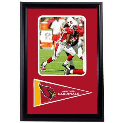 Tim Hightower Photograph with Team Pennant in a 12" x 18" Deluxe Frame ...