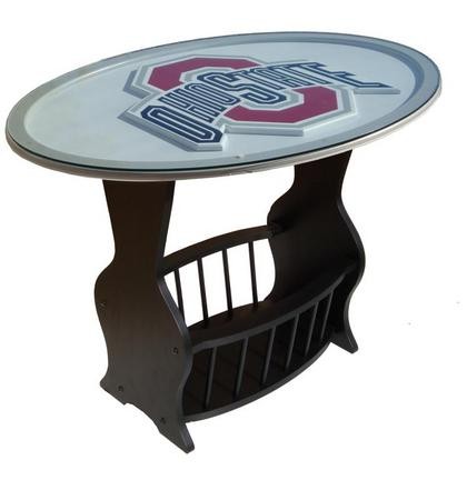 Ohio State Buckeyes Logo End Table - OnlineSports.com