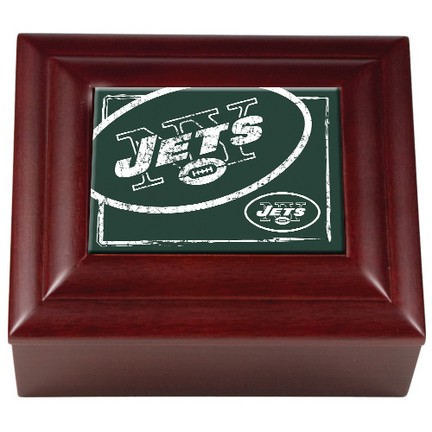 New York Jets Wood Keepsake Box - OnlineSports.com