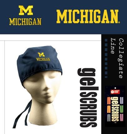 Michigan Wolverines Scrub Style Cap from GelScrubs - OnlineSports.com