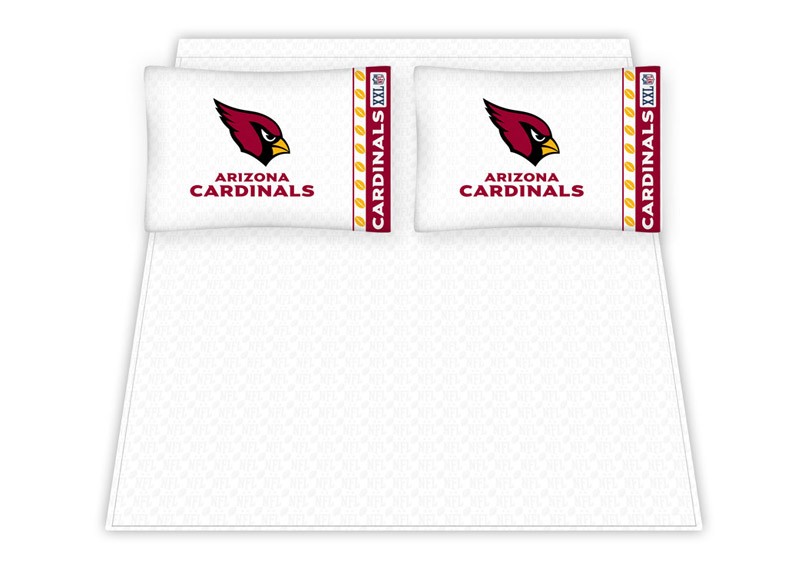 Arizona Cardinals Micro Fiber Queen Sheet Set by Kentex - OnlineSports.com