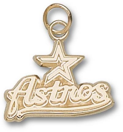 Houston Astros "Astros Star Logo" 1/2" Charm - 14KT Gold Jewelry ...