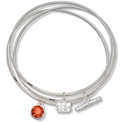 Cincinnati Bengals Triple Bangle Bracelet - OnlineSports.com