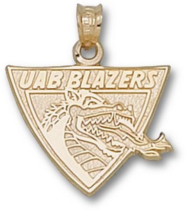 Alabama (Birmingham) Blazers "UAB Blazers Dragon Head" Pendant - 14KT ...