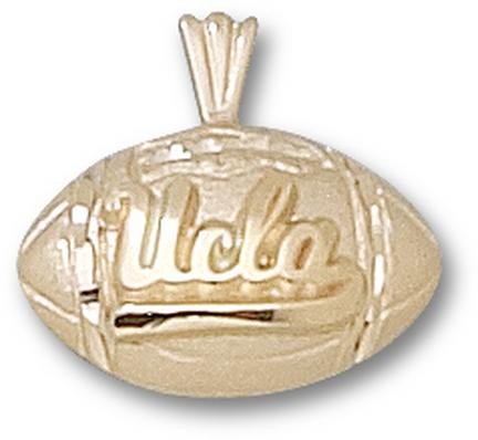 UCLA Bruins "UCLA Football" Pendant - 14KT Gold Jewelry - OnlineSports.com