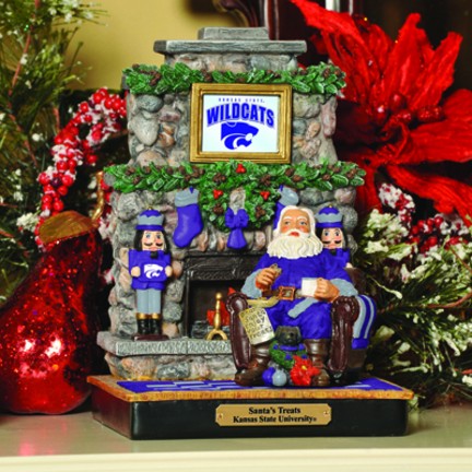 Kansas State Wildcats "Santa's Treats" Figurine - OnlineSports.com