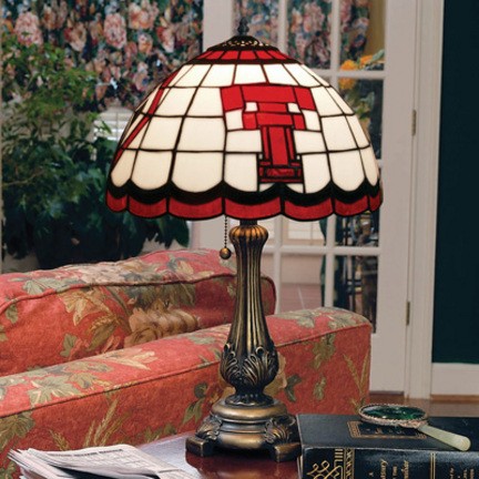 Texas Tech Red Raiders Stained Glass Table Lamp - OnlineSports.com