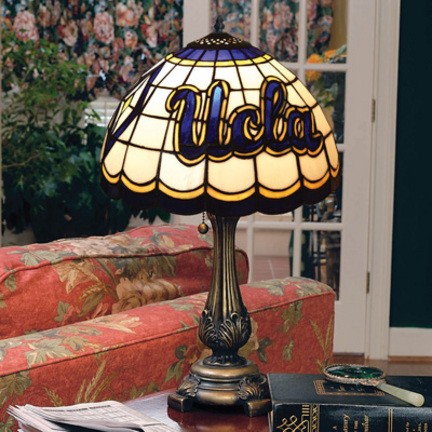 UCLA Bruins Stained Glass Tiffany Table Lamp - OnlineSports.com
