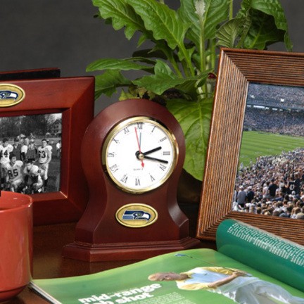 Seattle Seahawks Desk Clock - OnlineSports.com
