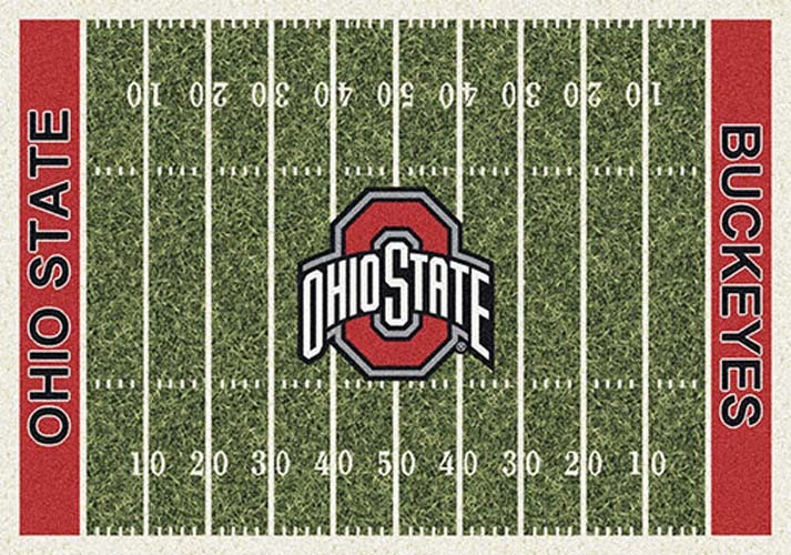 Ohio State Buckeyes 5' 4" x 7' 8" NCAA Home Field Area Rug ...