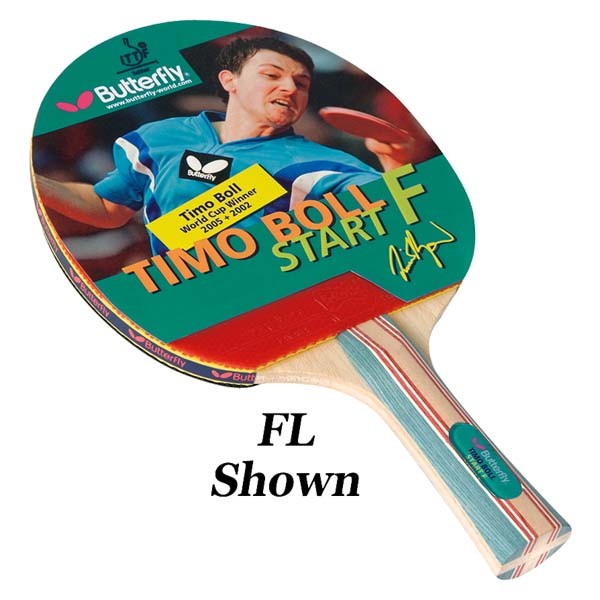 Butterfly Timo Boll 'Start F' Anatomic Shakehand Table Tennis Paddle ...