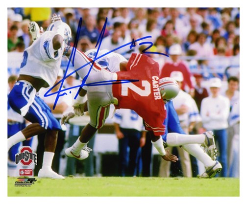 Cris Carter Ohio State Buckeyes Autographed 8" x 10" Photograph ...