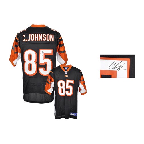 Chad Johnson Cincinnati Bengals Autographed Reebok Black Jersey ...