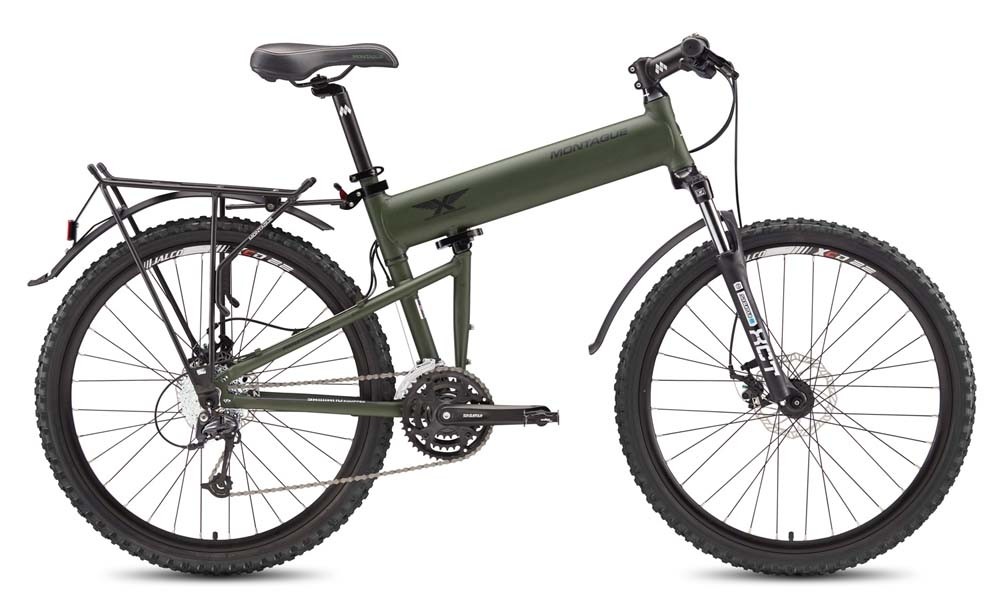 Montague PARATROOPER® 20" Military Folding Mountain Bike - 24 Speed ...