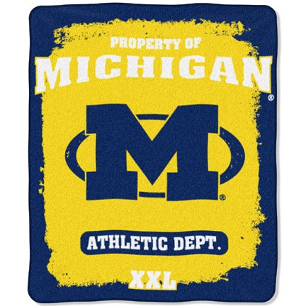 Michigan Wolverines 50" x 60" Micro Raschel Throw Blanket ...
