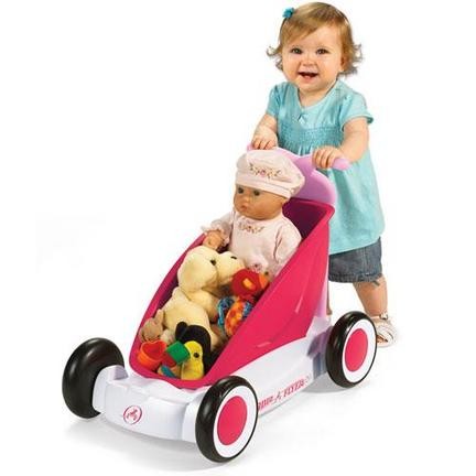 Girls' Push, Pull and Ride 3-in-1 Toddler Toy (Stroller / Wagon / Ride ...