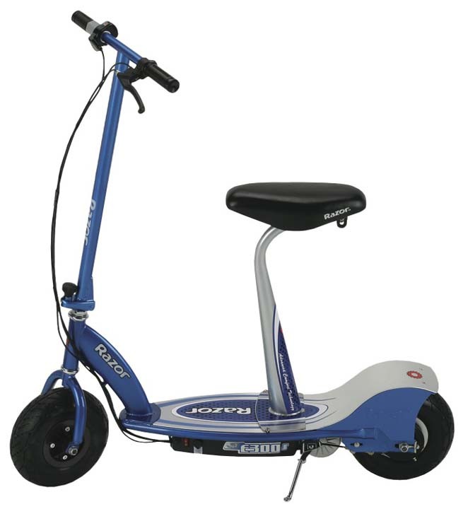 Razor® E300S Seated Electric Scooter (Blue) - OnlineSports.com