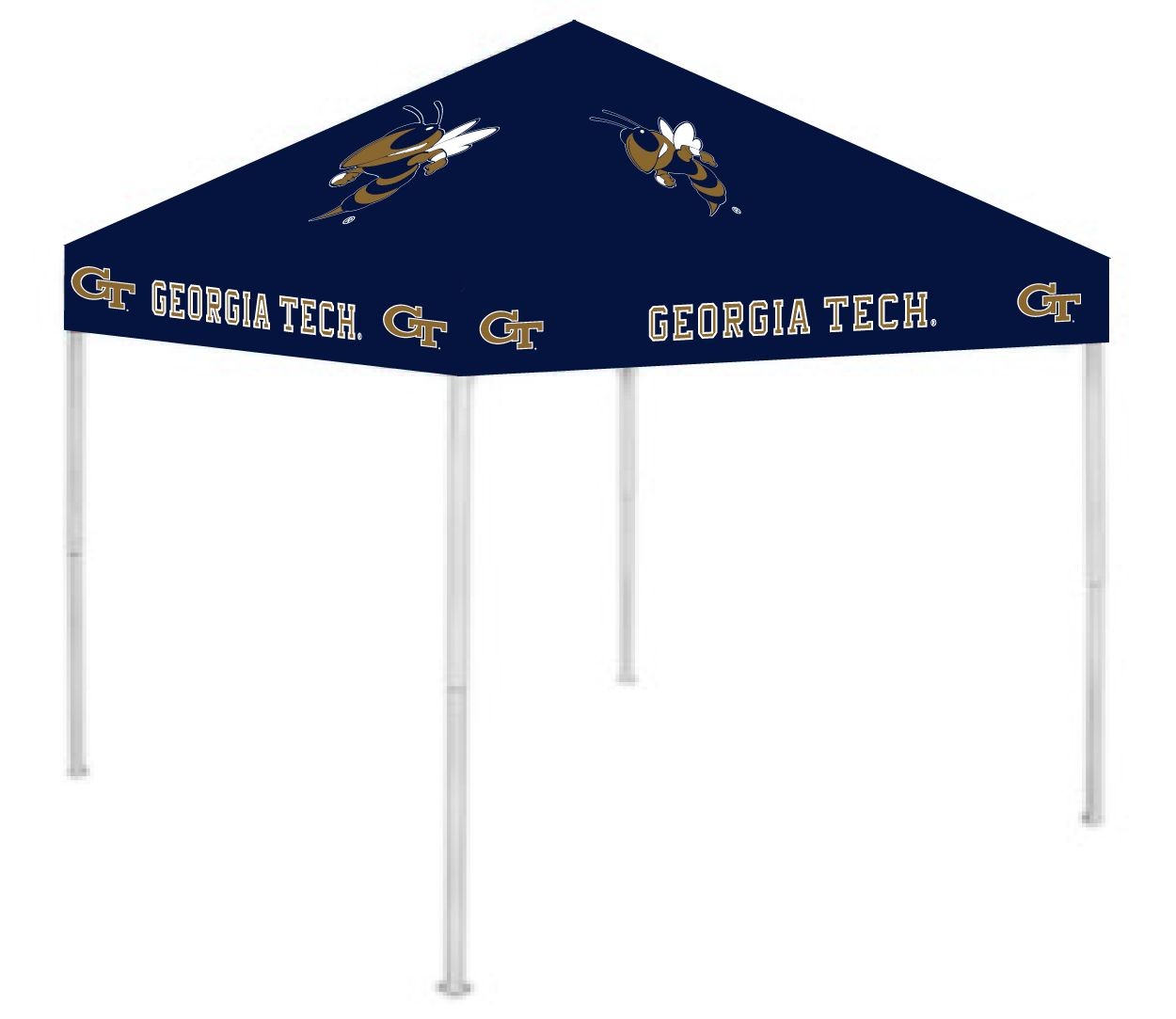 Georgia Tech Yellow Jackets 9' x 9' Ultimate Tailgate Shade Canopy ...