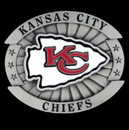 Kansas City Chiefs Oversized Belt Buckle - OnlineSports.com