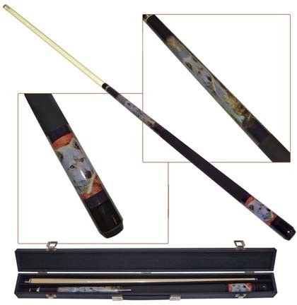 White Wolf Pool Stick with Case - OnlineSports.com