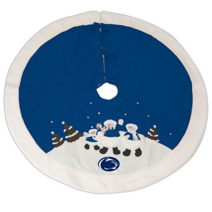 Penn State Nittany Lions NCAA 48" Snowman Tree Skirt - OnlineSports.com