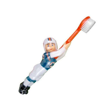 Miami Dolphins 7" Football Player Toothbrush (Set of 4) - OnlineSports.com