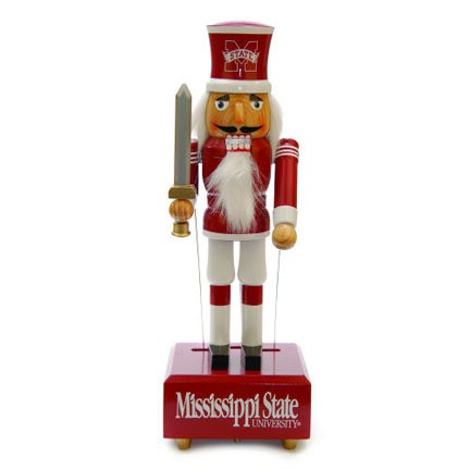 Mississippi State Bulldogs 12" Wind Up Musical Nutcracker ...