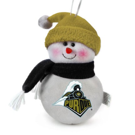 Purdue Boilermakers 6" Team Snowman Plush Ornament (Set of 3 ...