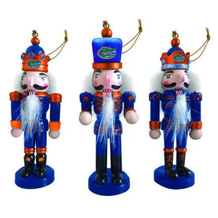 Florida Gators Three Nutcracker Ornament Set (Set of 2) - OnlineSports.com