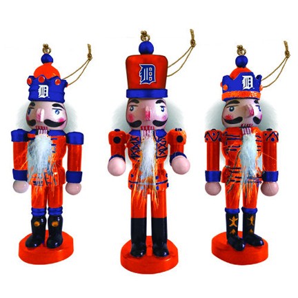 Detroit Tigers Three Nutcracker Ornament Set (Set of 2) - OnlineSports.com