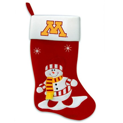 Minnesota Golden Gophers 24" Snowman Felt Stocking - OnlineSports.com