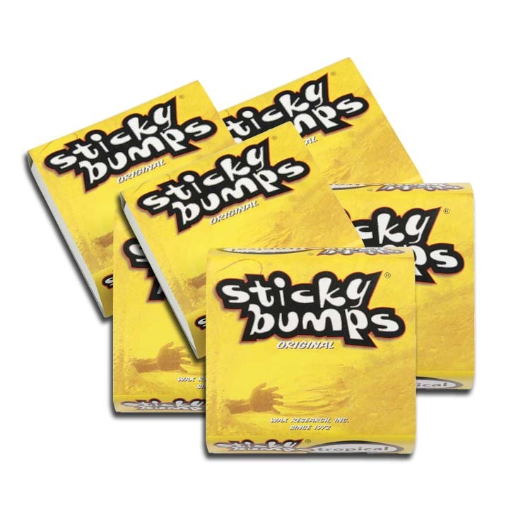 Sticky Bumps Tropical Water Surfboard Wax (6-Pack) - OnlineSports.com